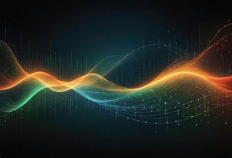 Digital Background Of Technological Operations Digital Code Flow Neural