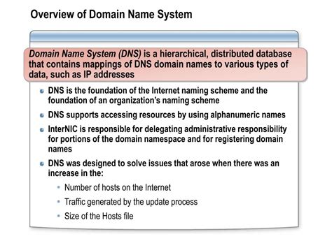 PPT Module Resolving Host Names By Using Domain Name System DNS PowerPoint Presentation