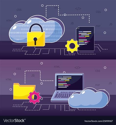 Program Coding Concept Royalty Free Vector Image