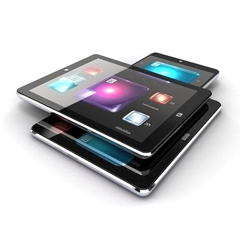 Premium Vector 3d Vector Tablet On White Background