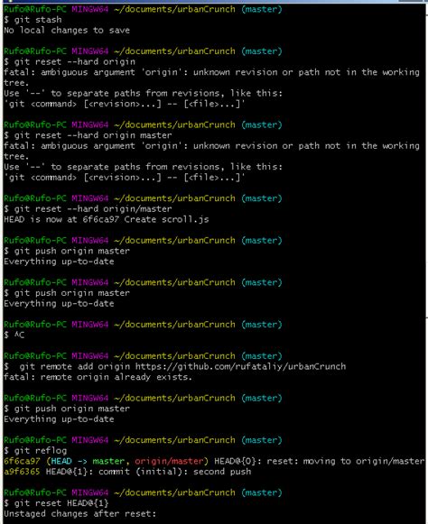 How To Revert Git After Hard Reset Stack Overflow
