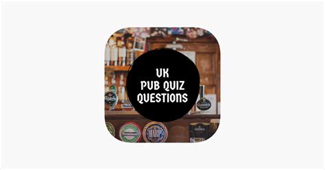 ‎uk Pub Quiz Questions Trivia On The App Store