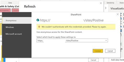 Solved Credentials Issue In Power Bi Desktop Microsoft Fabric Community