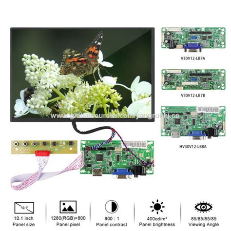 Buy Wholesale China Inch Tft Lcd With Driver Board Controller Lvds P Brightness