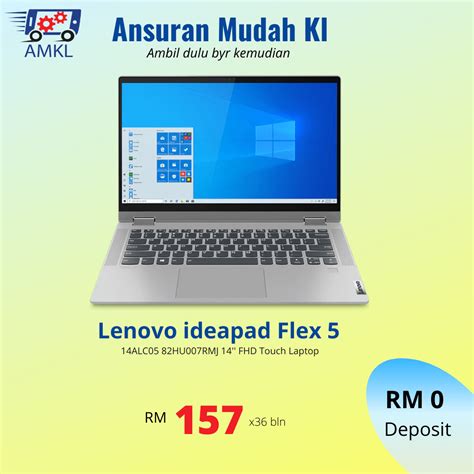 Lenovo Laptop Ansuran Mudah Kl