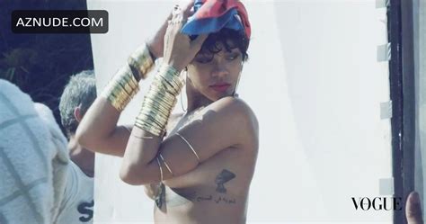 Rihanna Topless For Vogue Brazil By Mariano Vivanco In Angra Dos Reis