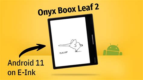 Onyx Boox Leaf 2 Review The Best Android E Reader Youtube