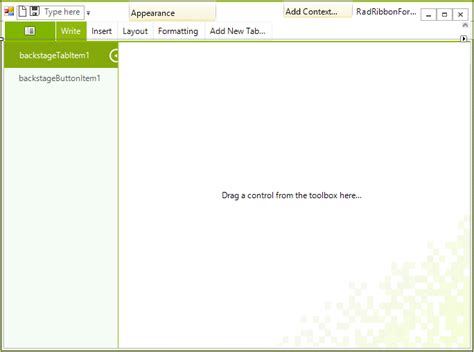 Working With Backstage View Radribbonbar Telerik Ui For Winforms