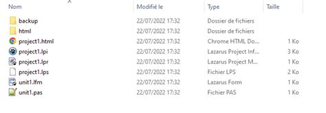 Lazarus Content Of Debug Html File Not Corresponding To Source File