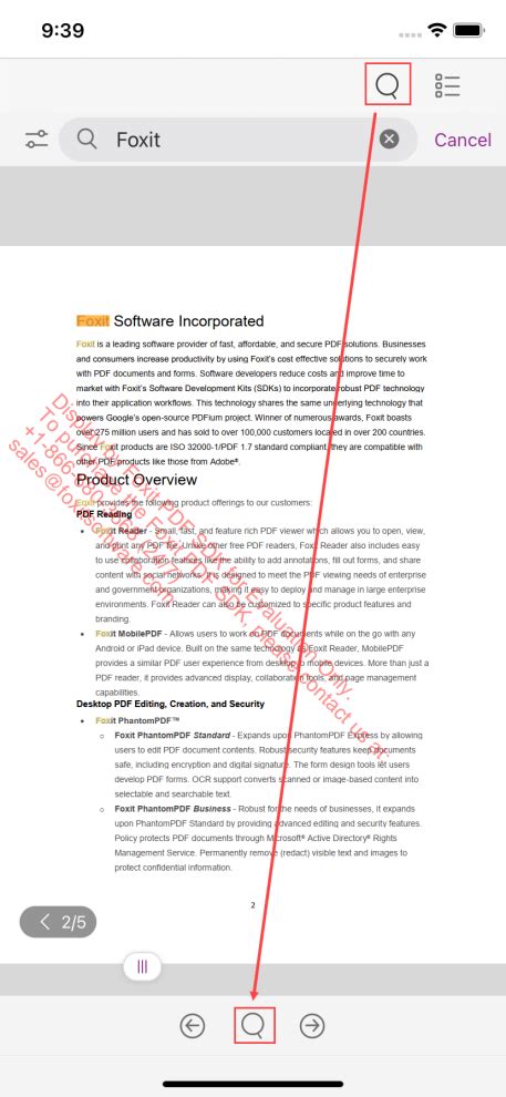 Developer Guide For Foxit Pdf Sdk For Ios Foxit Developers