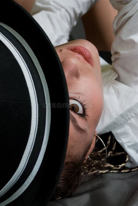 Girl On Gray Stock Image Image Of Russian Dream Beautiful 11011939