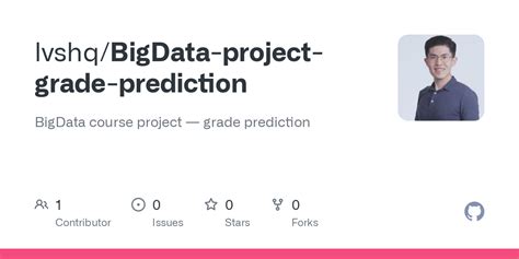 Github Lvshq Bigdata Project Grade Prediction Bigdata Course Project Grade Prediction