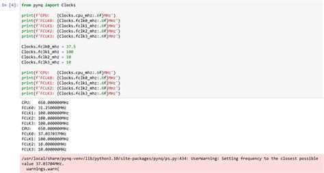 Pynq Z2 Spi Clock Frequency Support Pynq