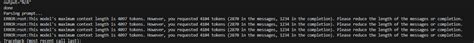 error root this model s maximum context length is 4097 tokens · issue