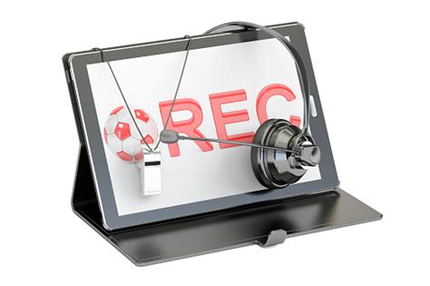 축구 Var 시스템 개념 3d 렌더링 바르 프렌치 리비에라에 대한 스톡 사진 및 기타 이미지 바르 프렌치 리비에라 축구 3차원 형태 Istock