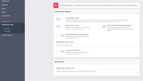 Javascript Facebook Login Settings Where Is The Enable Client Access Token Flow Switch