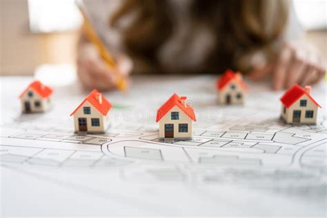 Land Development Map Developer Stock Image Image Of Plan Development