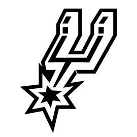 Black San Antonio Spurs Logo
