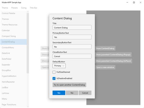 Modernwpf Ui Library Uwp Winui Like Themes For Wpf R Csharp