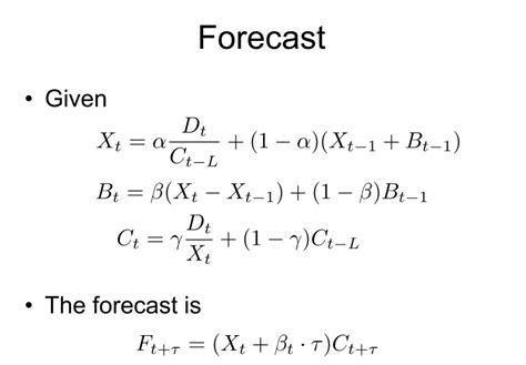Hazem Hamza On Linkedin Triple Exponential Smoothing Using Multiplicative Trend And Seasonality…