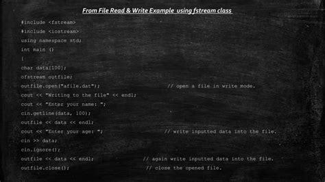 Stream Classes In C Pptx Programming Languages Computing