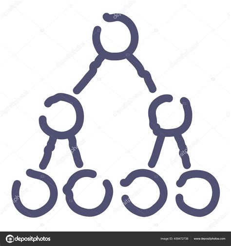 Hierarchy Tree Outline Icon Outline Style Stock Vector By ©iconfinder 459472738