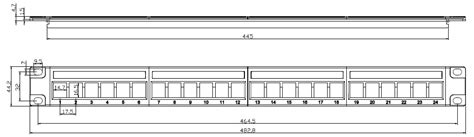 Premium Line U Port Unshielded Modular Patch Panel