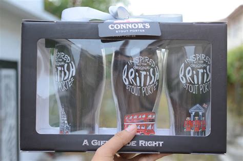 Limited Edition Connors Stout Porter Pint Glass Gainsinfo