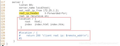 nginx服务（7）——nginx 反向代理获取源地址（客户端ip） nginx 源地址 csdn博客