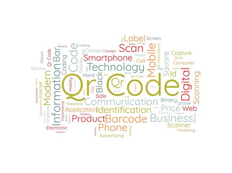 Premium Vector Qr Code Wordcloud Template Business Concept Vector