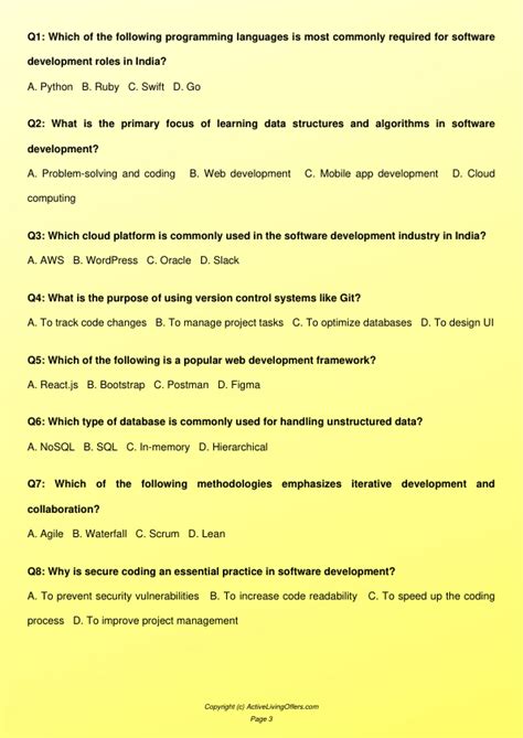 Ace Your Software Developer Interview 100 Key Questions And Answers