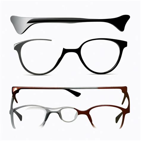 Specs Vector Set White Background Isolated A High Premium Ai Generated Image