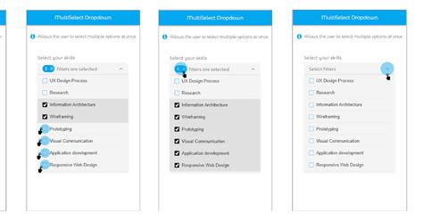 multiselect dropdown