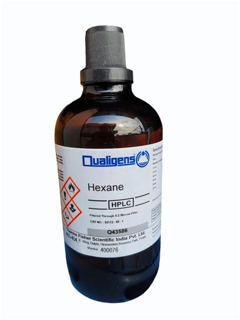Hplc Grade Hexane 1 Ltr At ₹ 1100 Litre Jaipur Id 2856323720462