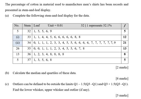 Solved Statistics And Numerical Methods Please Solve This Chegg Com