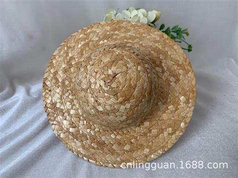 花艺编织小草帽 迷你草帽 工艺装饰公仔帽子 Diy饰品配件 4 40cm 阿里巴巴