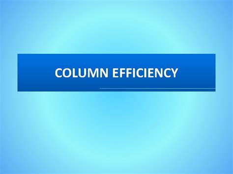 Chromatography Introduction General Theory Of Column Chromatography Introduction