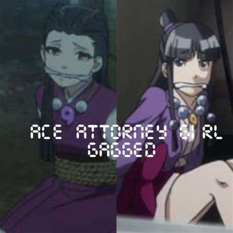 Ace Attorney Anime Girl Gagged By Ikykisaac On Deviantart