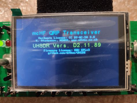 HY28B Parallel Mode UI Board 0 6 3 Issue 1873 Df8oe UHSDR GitHub