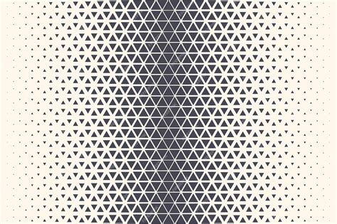 premium vector triangular halftone pattern textured border abstract