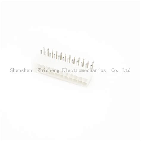 1Pc 24Pin 24 Pin Power Supply PCB Solder ATX L Angled Plug Connector In Connectors From Lights