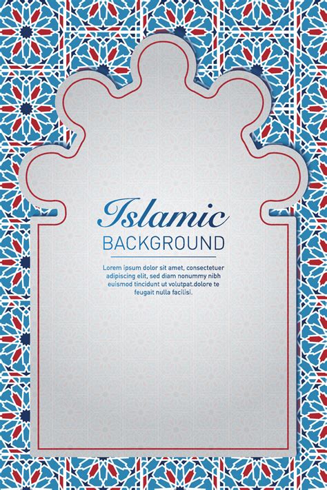 Islamic Geometric Decorative Patterns Background Collection