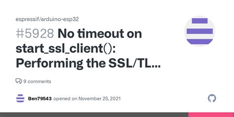 No Timeout On Startsslclient Performing The Ssltls Handshake