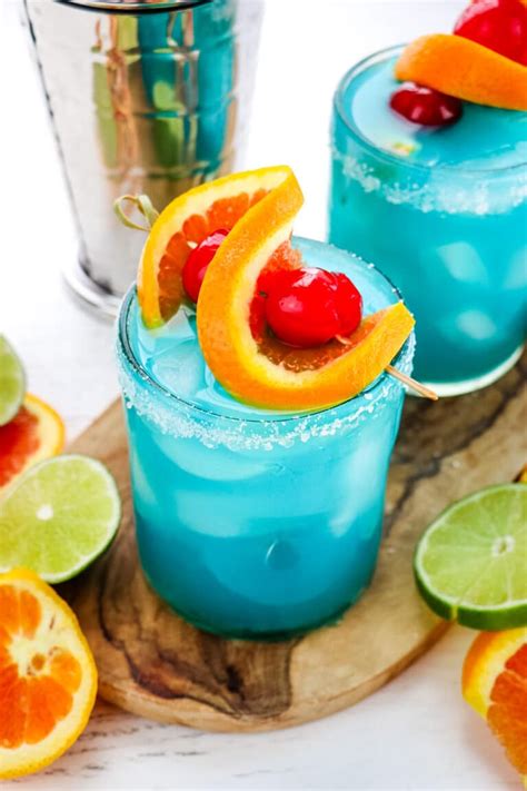 How To Make A Refreshing Blue Margarita Drink Delightful E Made