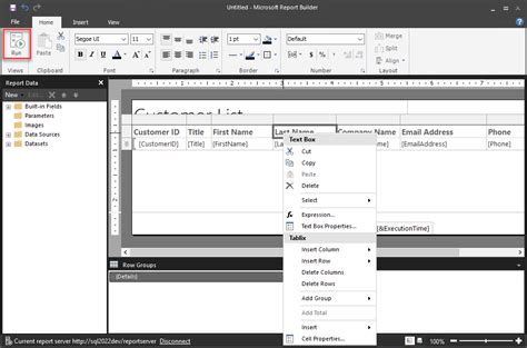 Install And Use Sql Server Report Builder Petri It Knowledgebase