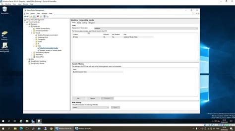 21 Disallow Removable Media Using Gpo Windows Server 2019 Youtube