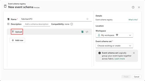 Create And Manage Event Schemas In Fabric Real Time Hub Microsoft Fabric Microsoft Learn