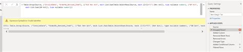solved invalid identifier for list sum syntax microsoft fabric community
