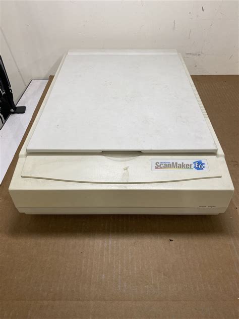 Used Vintage Microtek Scanmaker E6 Mrs 1200e6 Flatbed Scanner Scsi