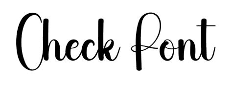 Check Font Dafont Style